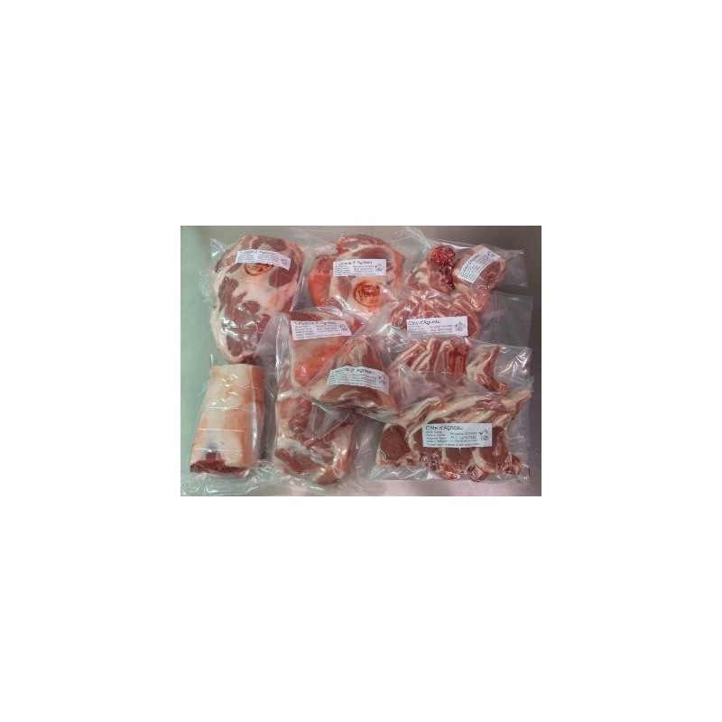 Colis Demi Agneau 10Kg, Viande d'Agneau Française